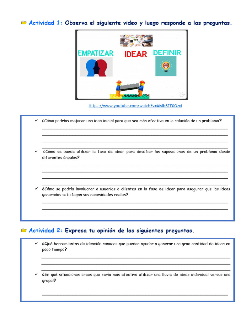 ficha para compartir N° 3 de 5° U- 6 | PDF