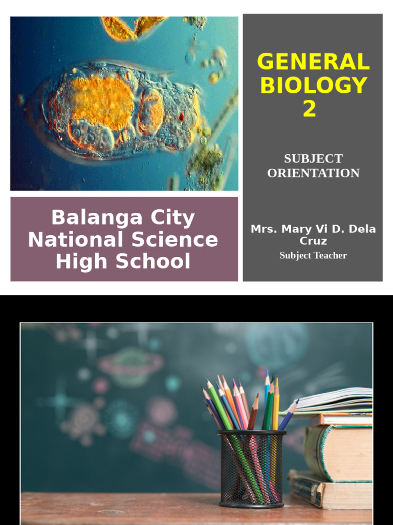 Subject Orientation Bio2 (2024-2025) | PDF