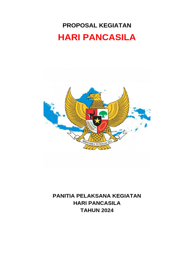 PROPOSAL KEGIATAN HARI PANCASILA | PDF