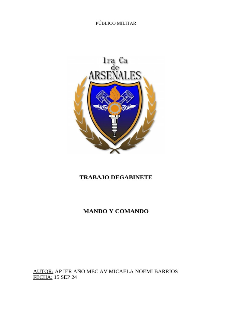 caratula mando 2 | PDF