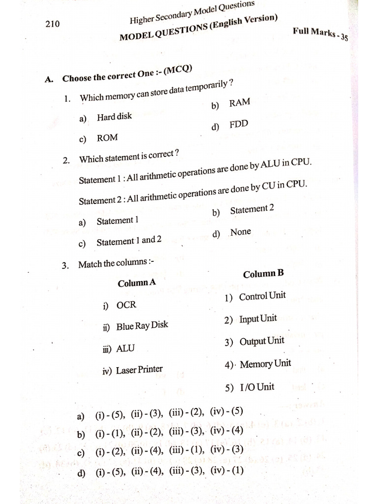 Computer Science ( Sem.-1 ) | PDF