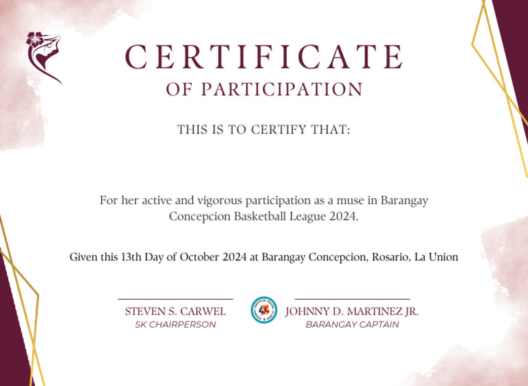 Certificate of Muse | PDF