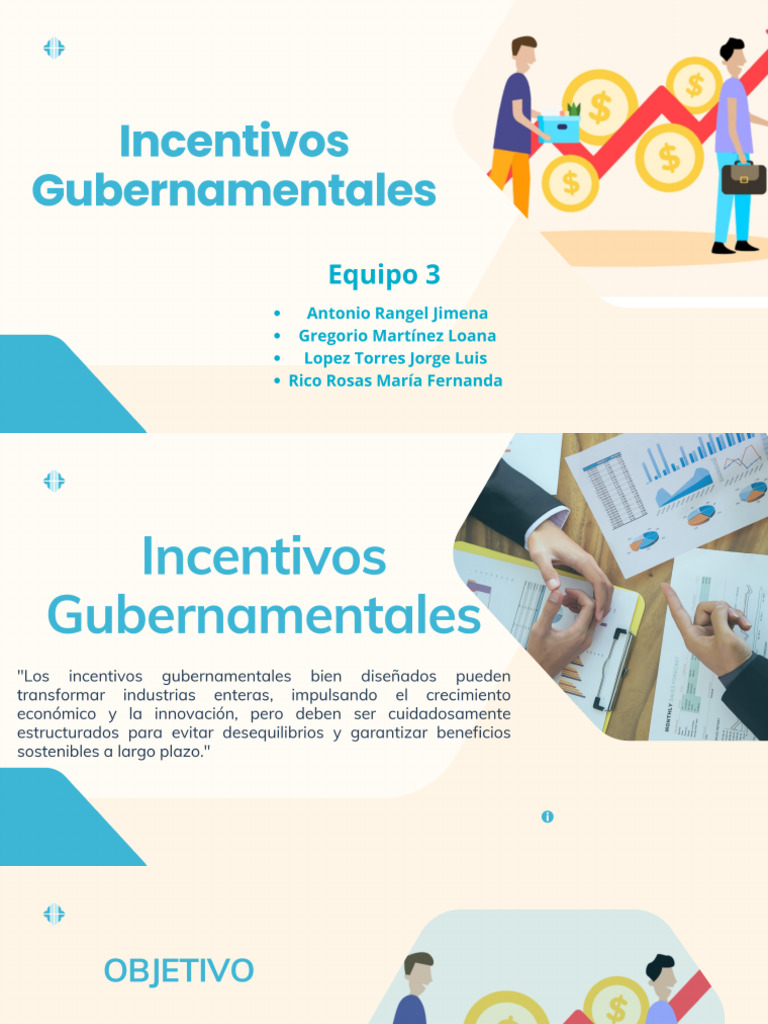 incentivos gubernamentales | PDF