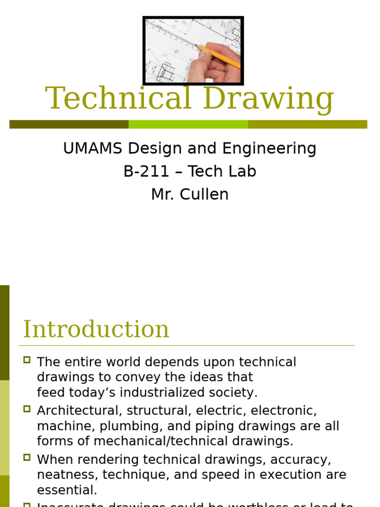 Technical Drawing Intro | PDF
