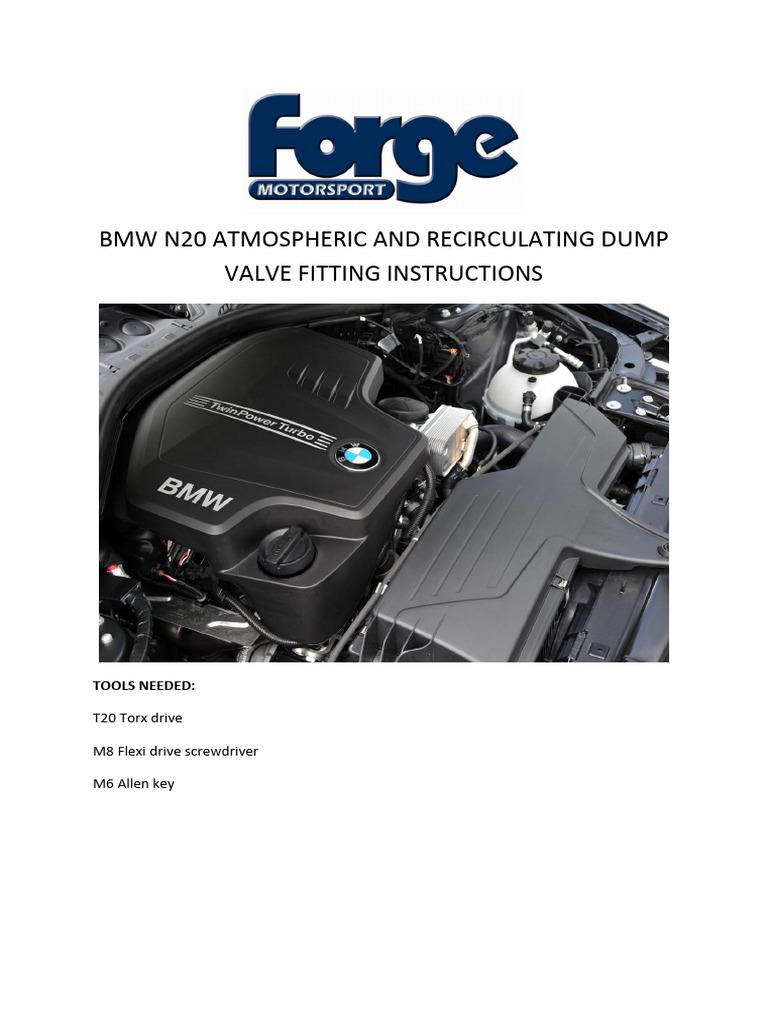 Bmw n20 Valve Fitting | PDF
