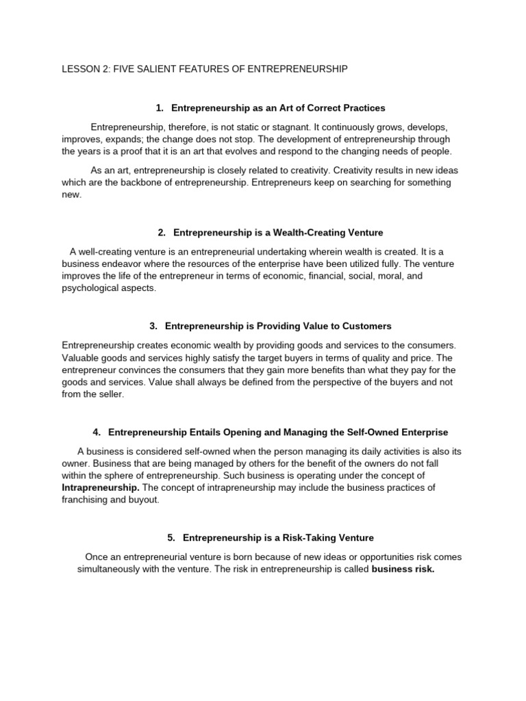 Entrep L2 | PDF