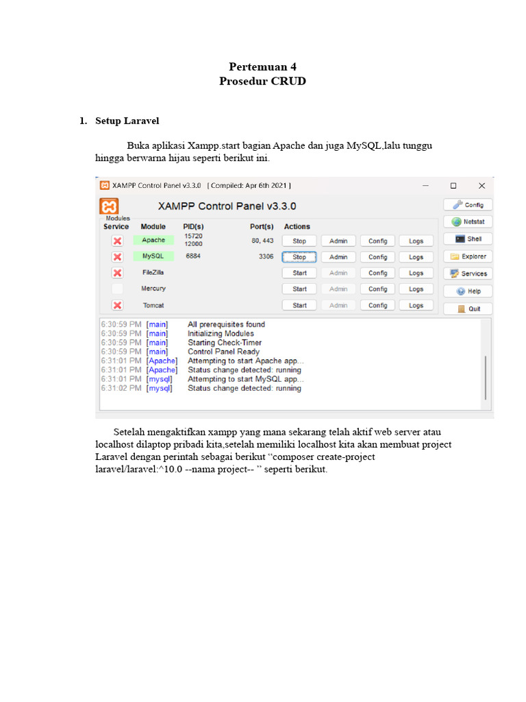 Pertemuan 4 - CRUD | PDF