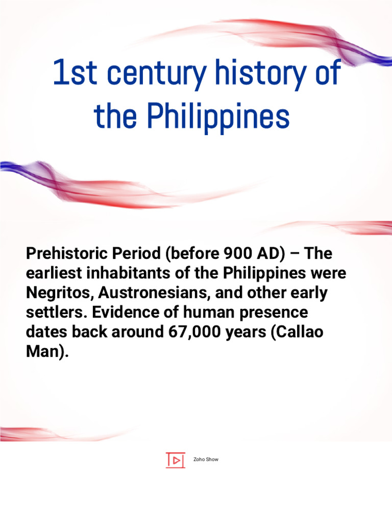 1st Century History of The Philippines | PDF