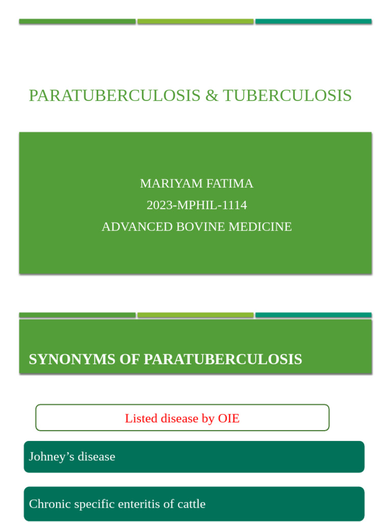 8 Paratuberculosis | PDF