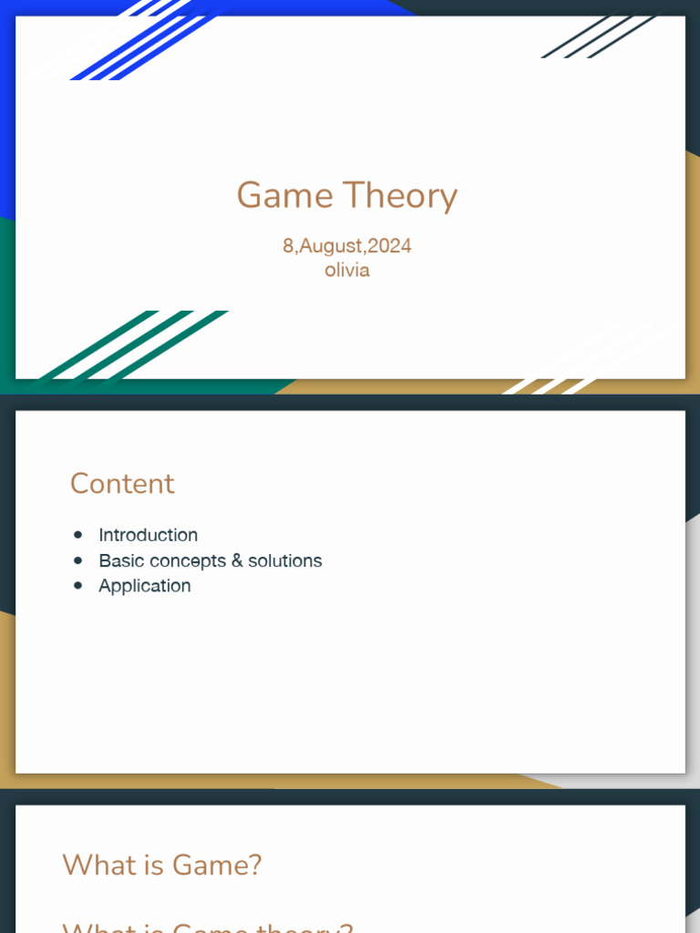 Game Theory | PDF