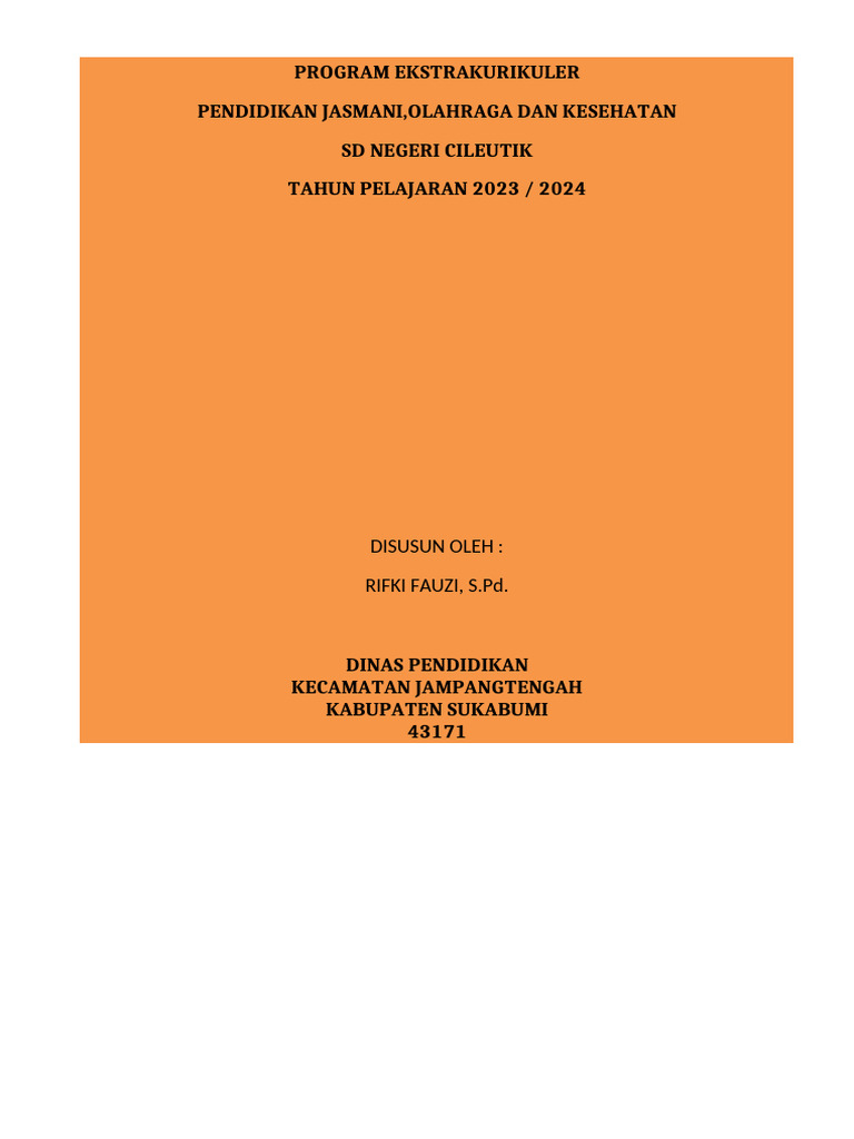 Program Ekstra | PDF