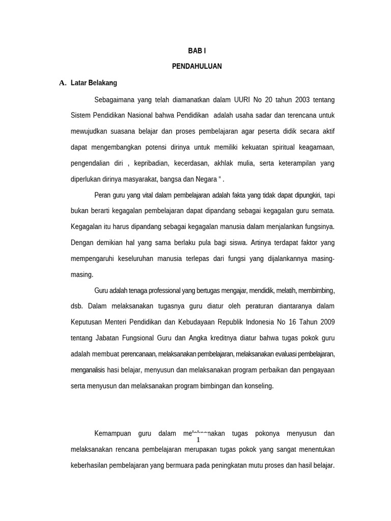 Program Supervisi Kepsek 2020-2021 | PDF