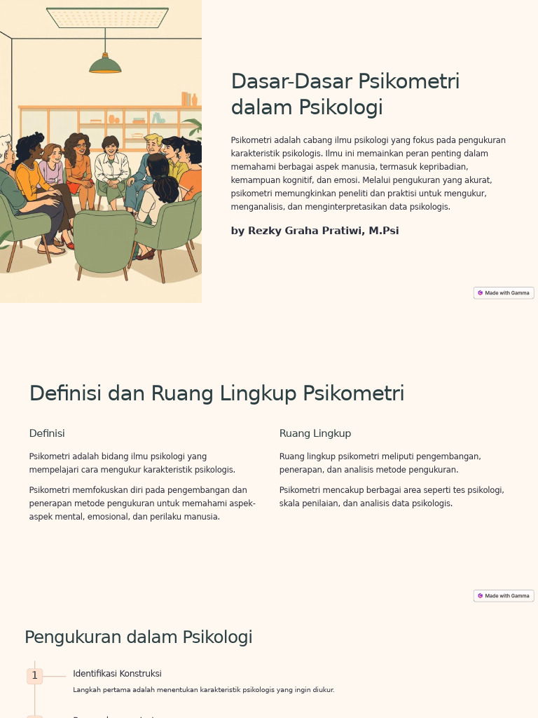 Pengantar Psikometri | PDF