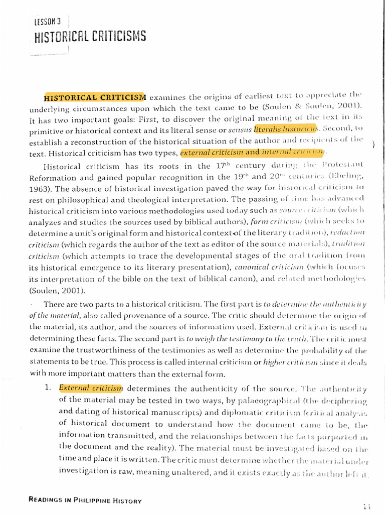 RPH Chapter 1 Lesson 3 | PDF