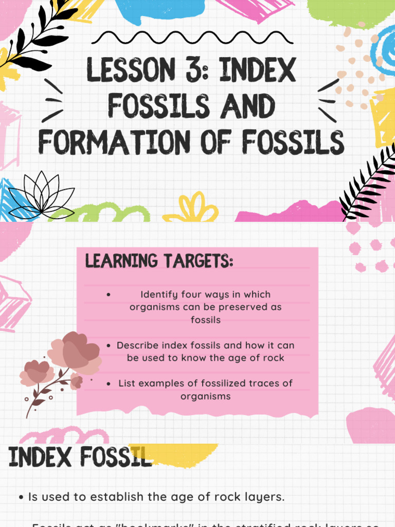 Index Fossils and Formation of Fossils | PDF | Fossil | Social Science