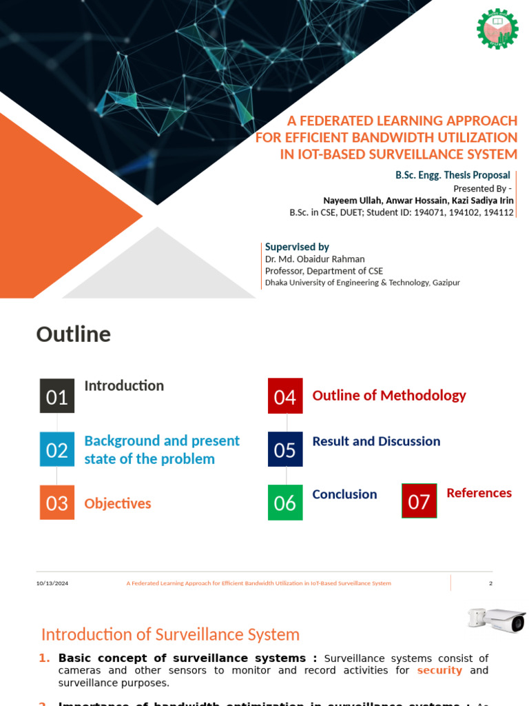 Presention A Federated Learning Approach For Efficient Bandwidth