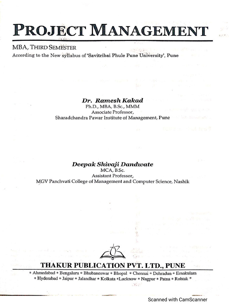 Project Management | PDF