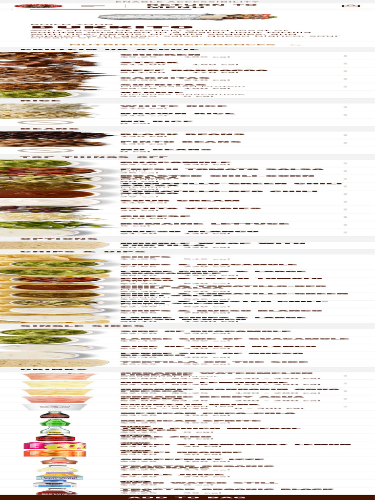 Chipotle - Build Your Order | PDF