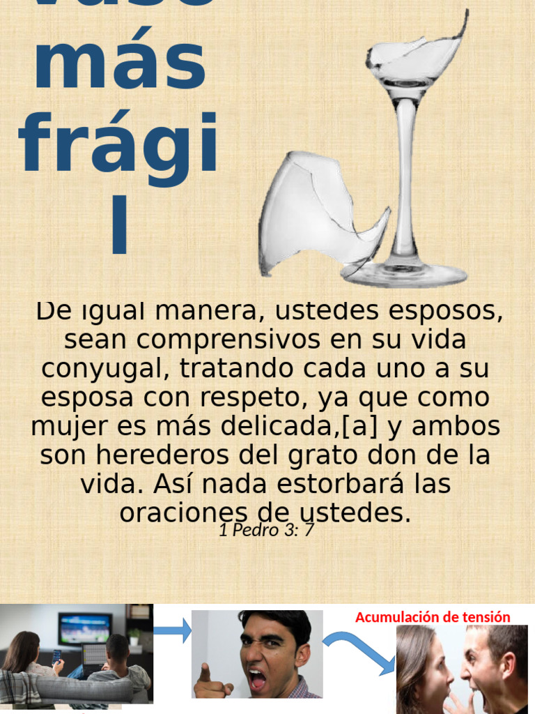 Como A Vaso Más Frágil | PDF