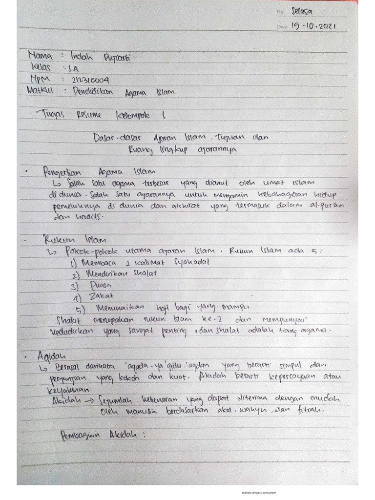 RESUME KEL 1 DAN 2 | PDF