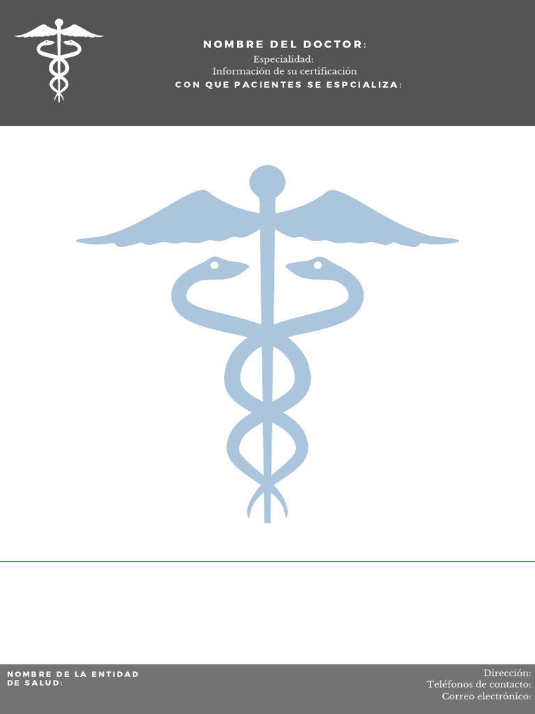 Formato de Receta Medica Para Editar | PDF