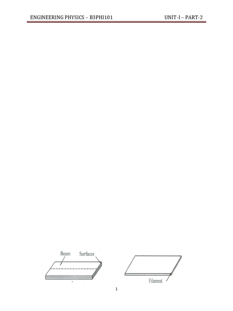 UNIT - I, Part-2, Properties of Matter | PDF | Bending | Beam (Structure)
