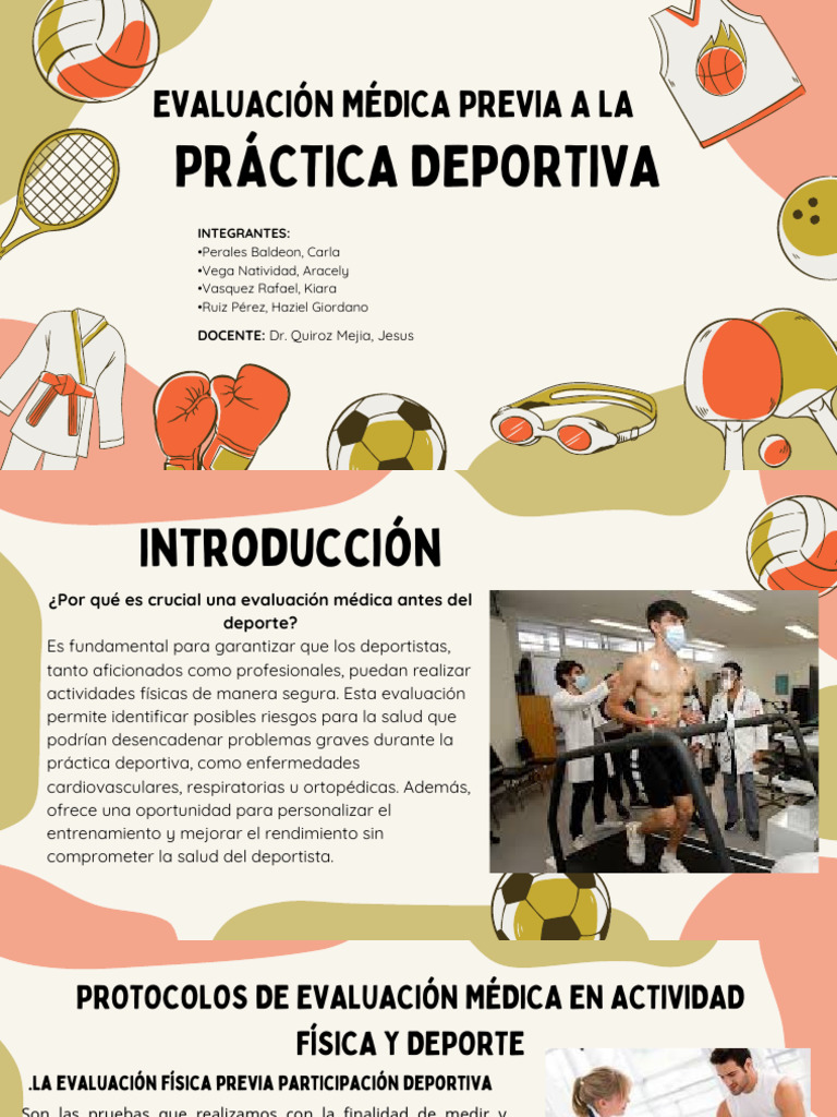 Evaluacion Medica Previa A La Practica Deportiva | PDF