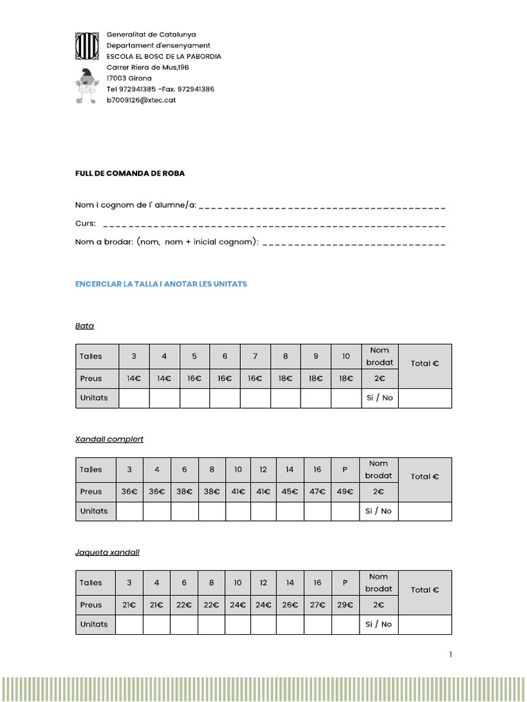 Full-de-comanda-de-roba-2023 | PDF