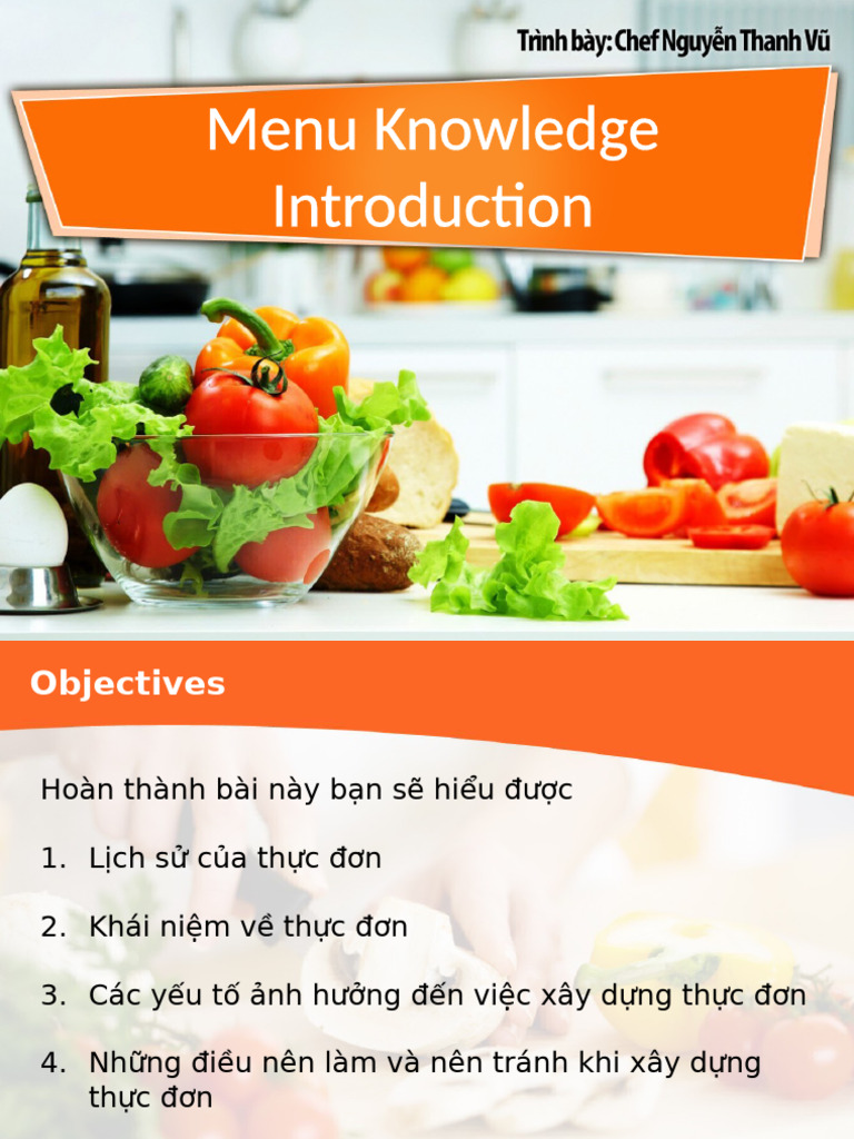 Menu Knowledge | PDF