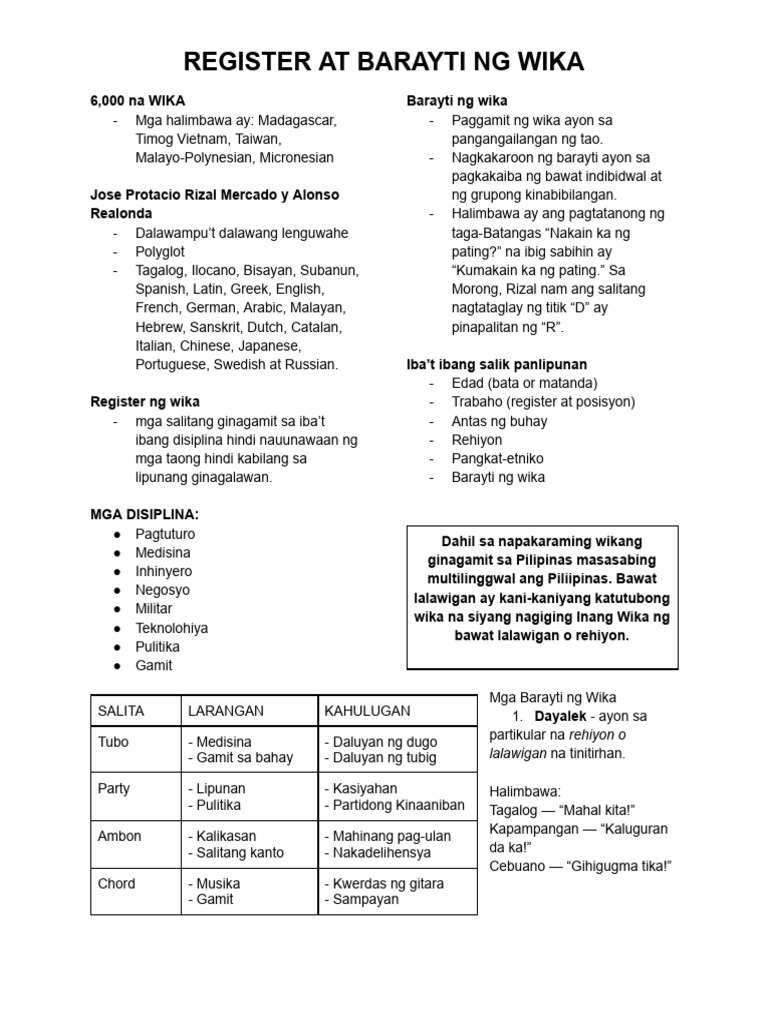 Register at Barayti NG Wiki Reviewer | PDF