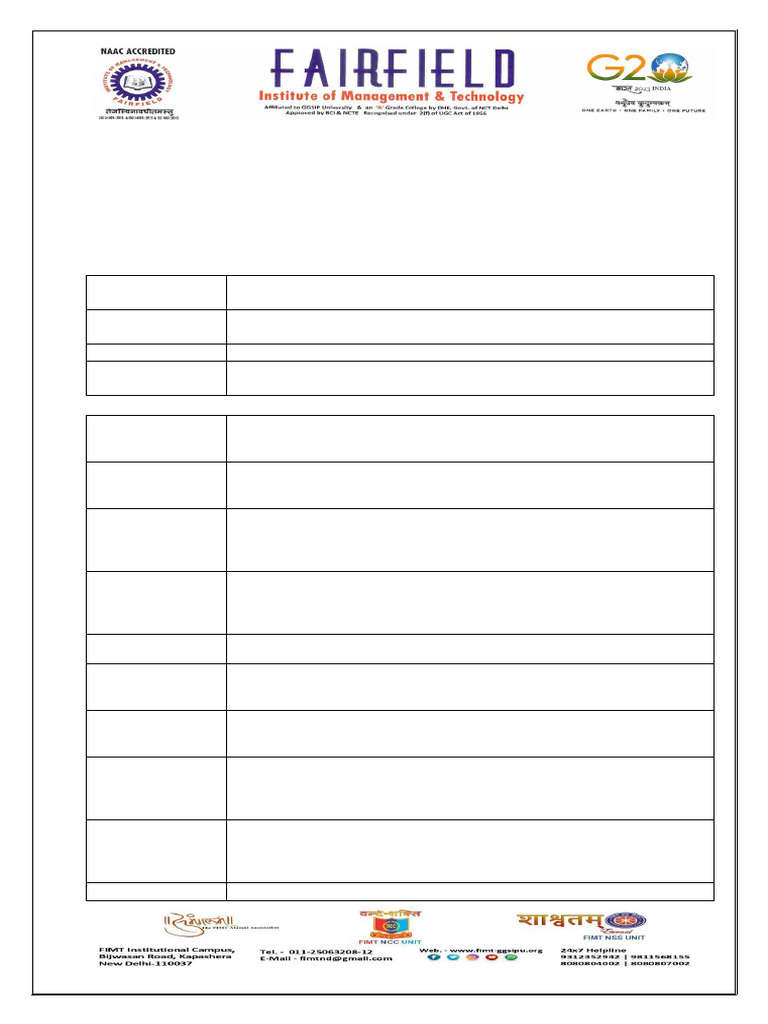 BCA Lesson Plan | PDF BCA Lesson Plan | PDF