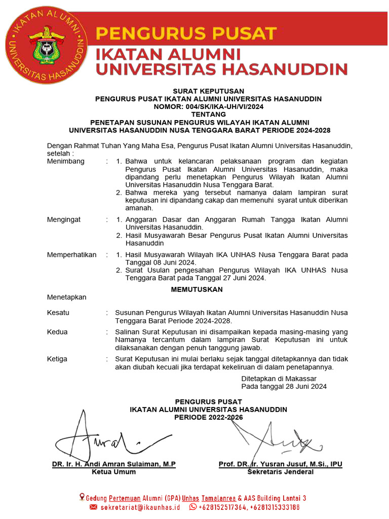 004 SK PW Ika Uh Nusa Tenggara Barat Rev 1 | PDF