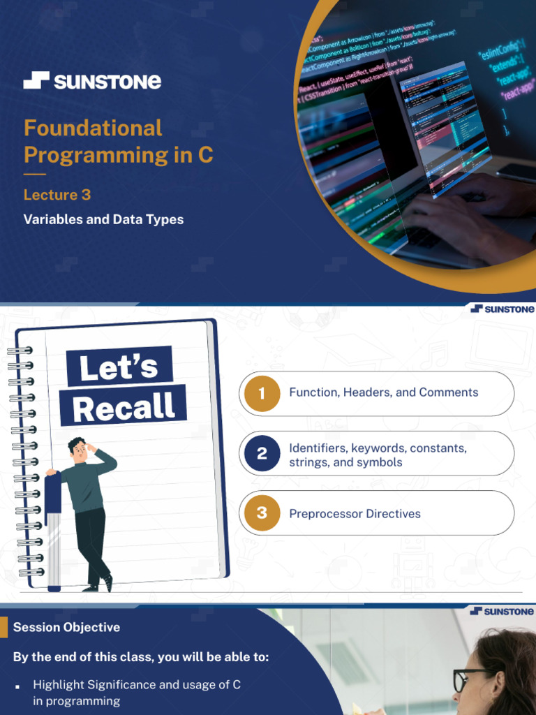 L3 Variables and Datatypes | PDF