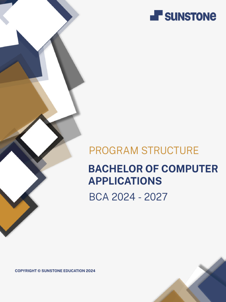 BCA Program Structure 2024 | PDF