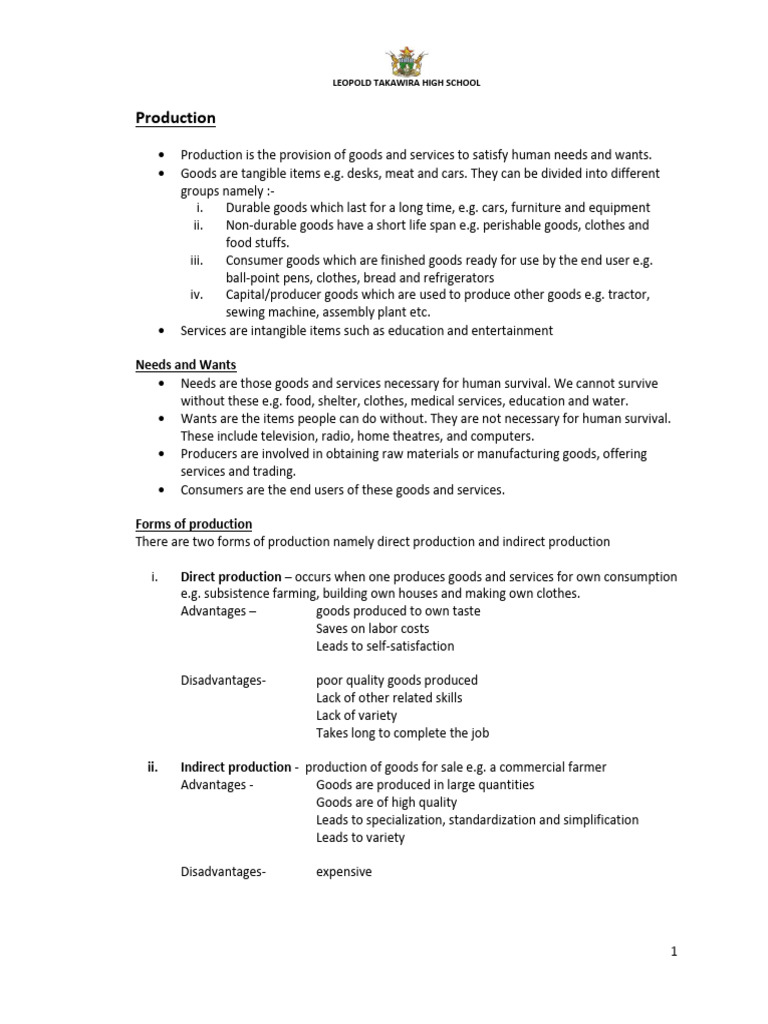 COMMERCE NOTES 1 | PDF