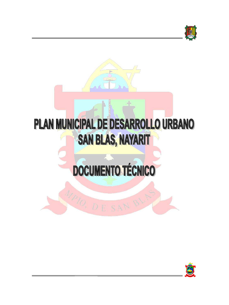 Plan de Desarrollo Urbano San Blas | PDF