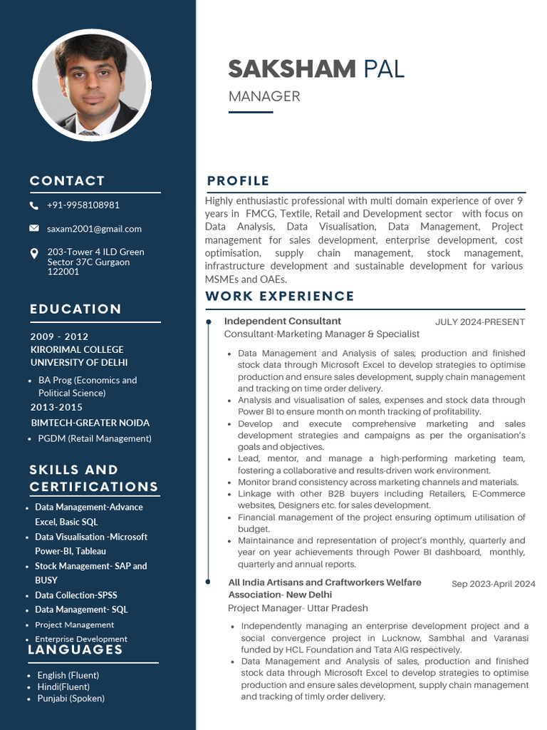 Resume Saksham Pal | PDF
