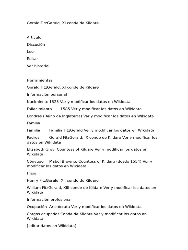 Gerald FitzGerald | PDF | Tudor England | History