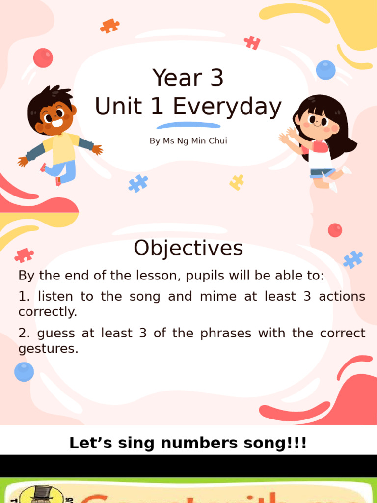 Year 3 Unit 1 Everyday | PDF