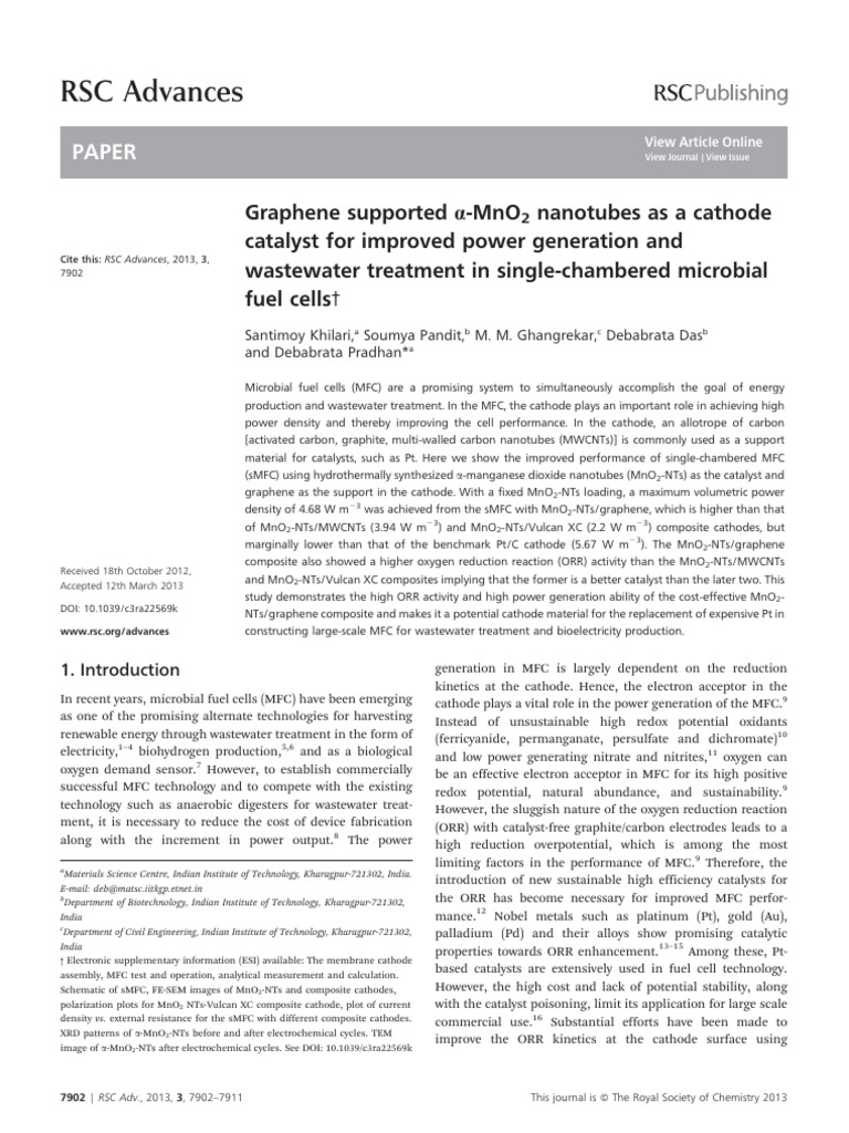 RSC Advances: Paper | PDF