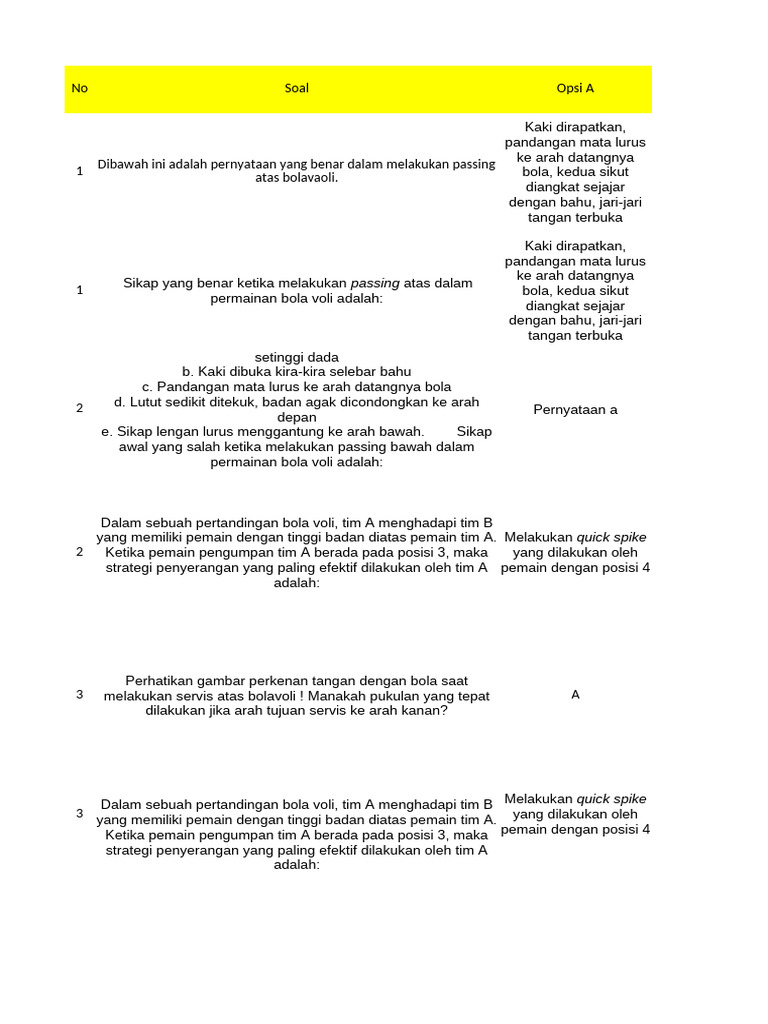 Soal Latihan STSG s1 2425 | PDF