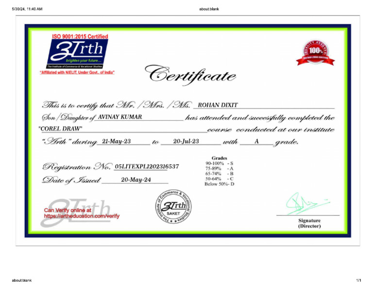 Rohan Coreldraw | PDF