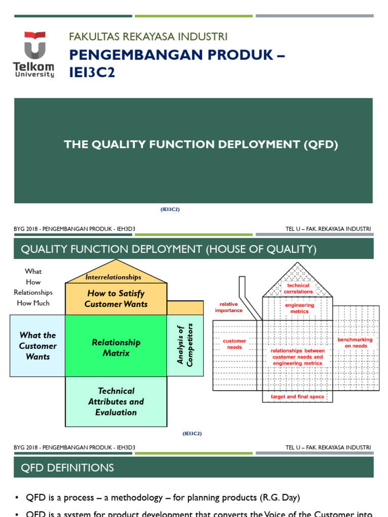 04 Quality Function Deployment | PDF