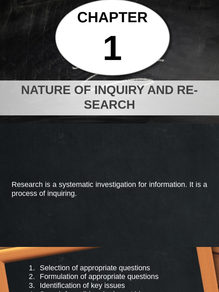 Chapter 1 Nature of Inquiry and Research Qualitative | PDF