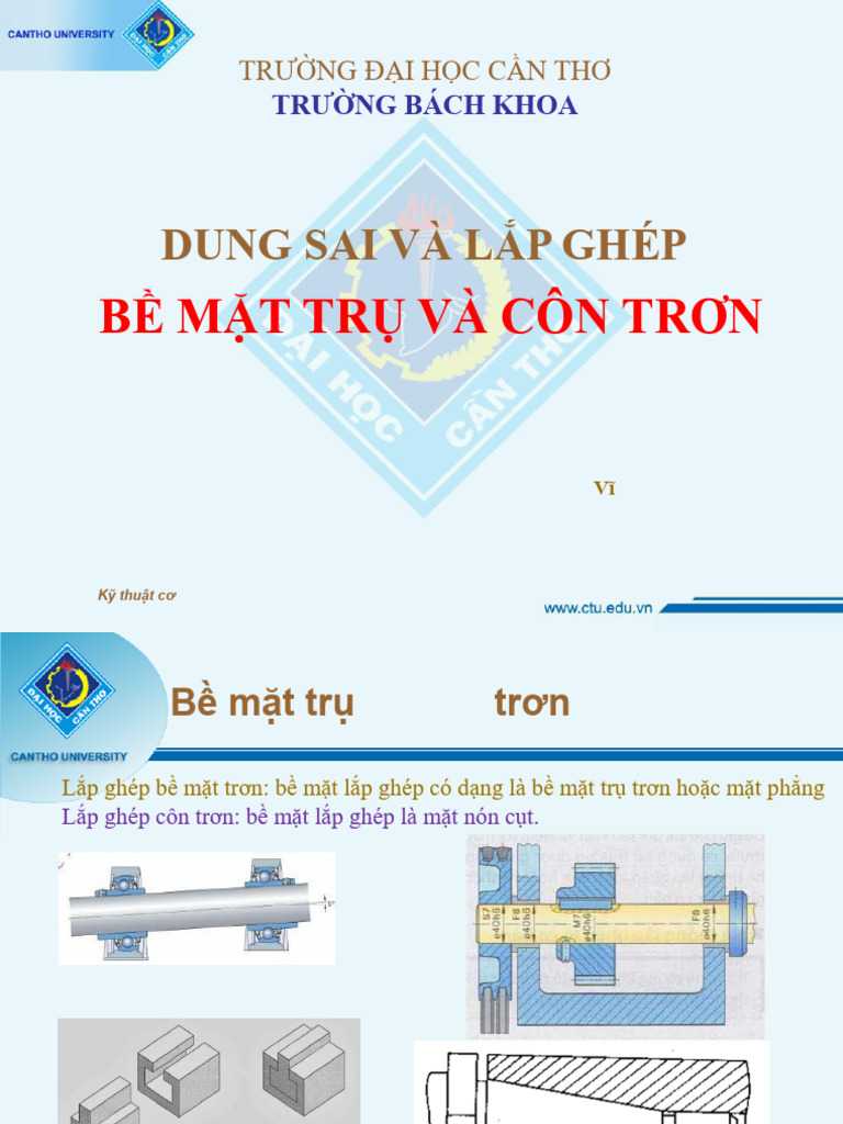 C2-Dung Sai Và Lắp Ghép Bề Mặt Trụ Và Côn Trơn | PDF