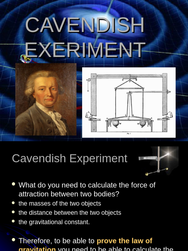 Cavendish Experiment | PDF
