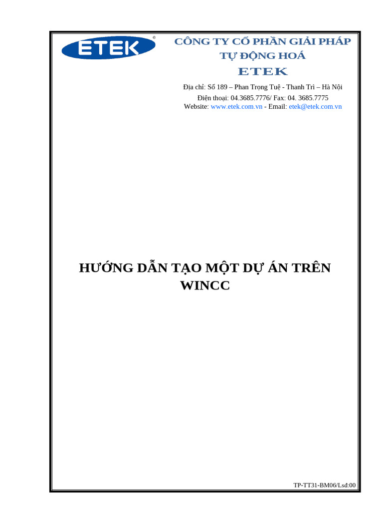 HDTH-T o Project Wincc | PDF