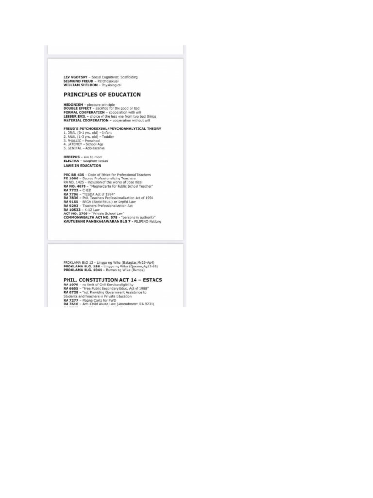 Principles of Education | PDF