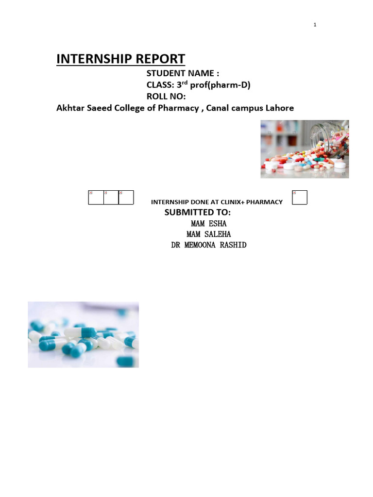 INTERNSHIP REPORT (1) | PDF