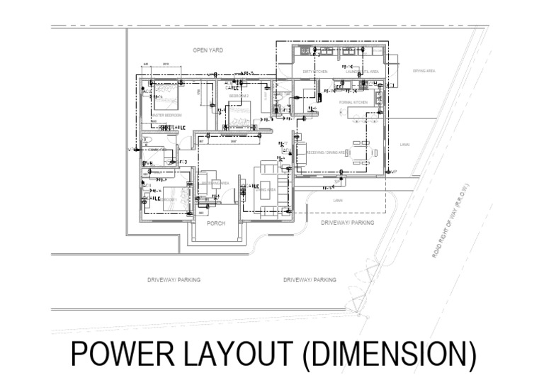 Power Layout (Dimension) : Open Yard | PDF